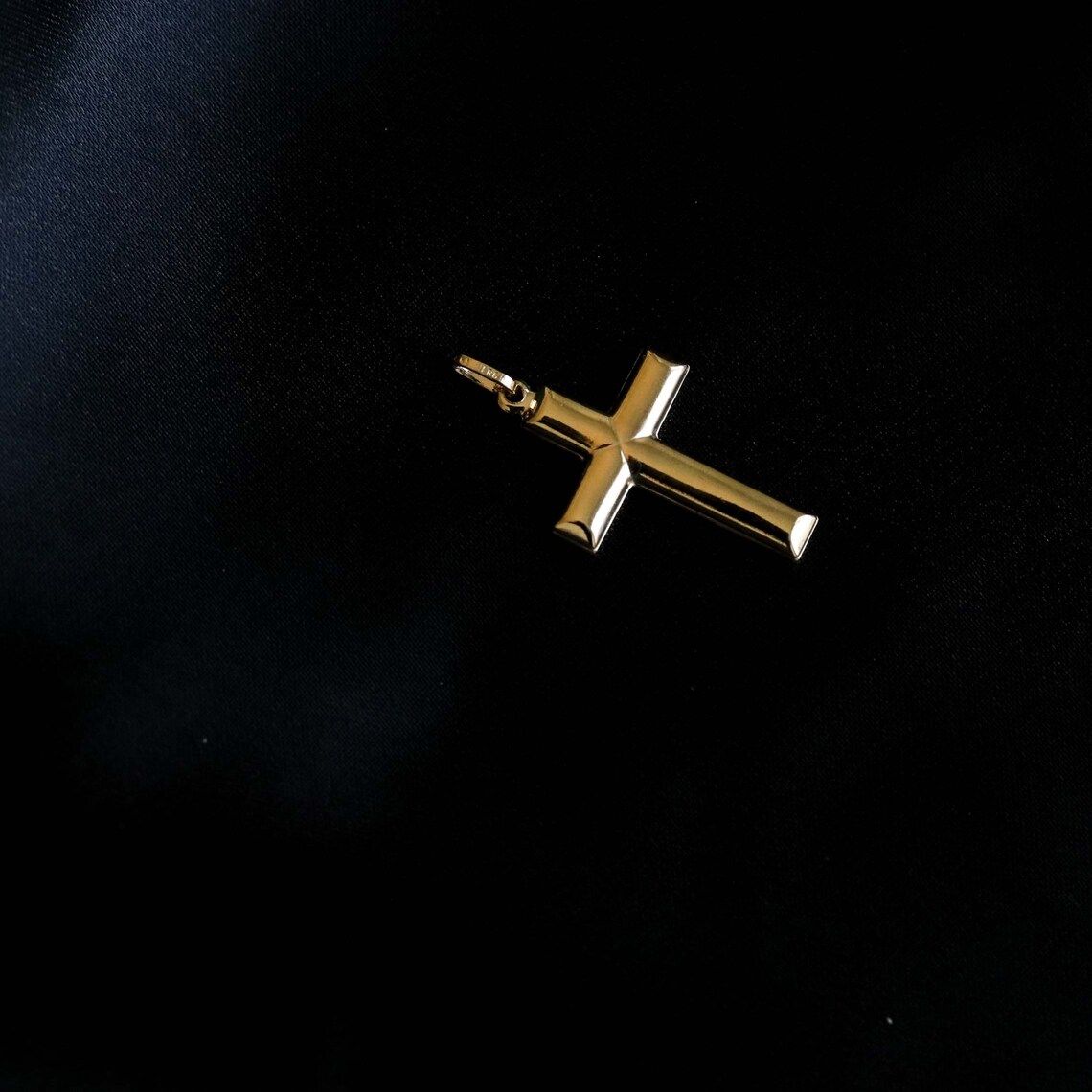 Gold Cross Necklace Chain, Mens Gold Cross Necklace for Men, Gold ...