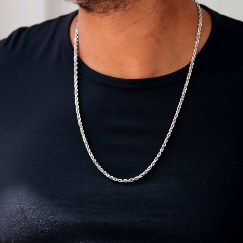 14K Gold Necklace, 14K Gold Chain, Solid Gold Necklace, Solid Gold ...