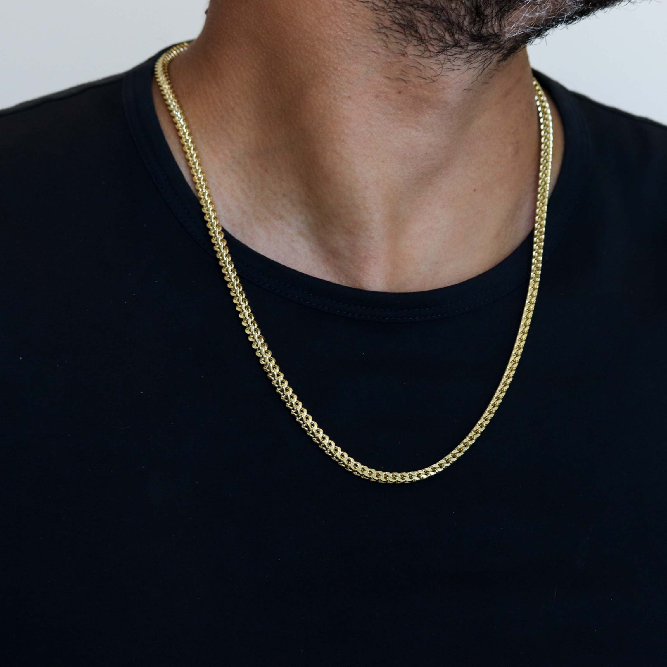 Franco Gold Chain Franco Chain Gold Franco Chain Necklace | Etsy