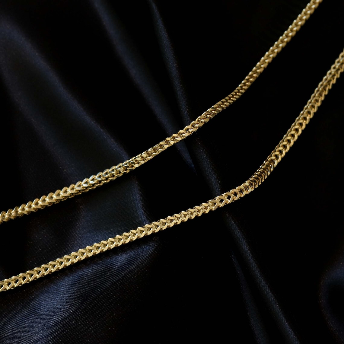 Gold Franco Chain Franco Chain Gold Franco 14K Gold Franco - Etsy