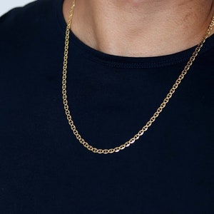 Anchor Chain, Mariner Chain, Solid Gold Chain 14k Mariner Chain ...