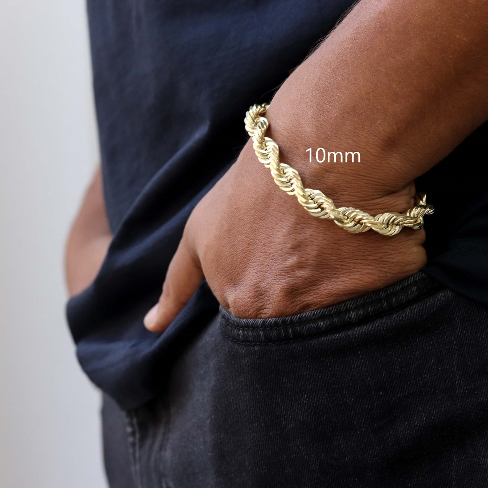 14K Gold Bracelet, Mens Gold Bracelet 14K, 14K Bracelet, Gold Bracelet ...