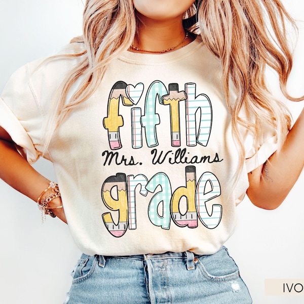 5th Grade Teacher Shirt - Etsy