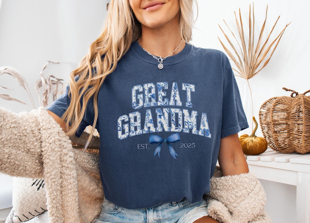 Custom Great Grandma Shirt Comfort Colors Great Grandma Shirt for ...