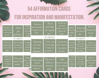 SCHOOL-THEMED Vision Board Printables Affirmation Cards Kids - Etsy