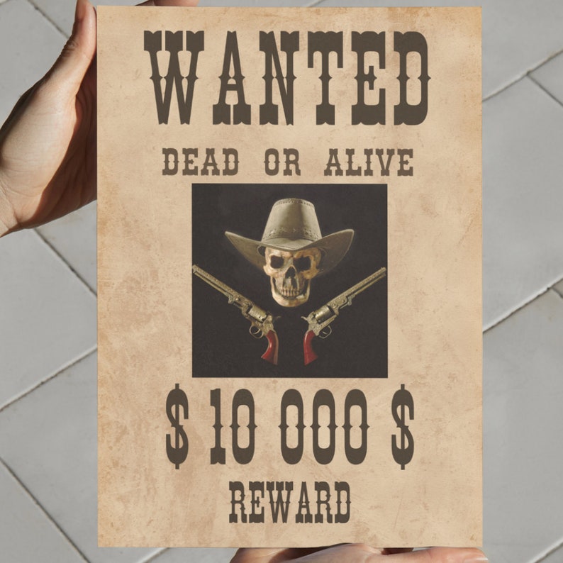 Spooky Wanted Posters: Halloween Canva Templates Spooky - Etsy