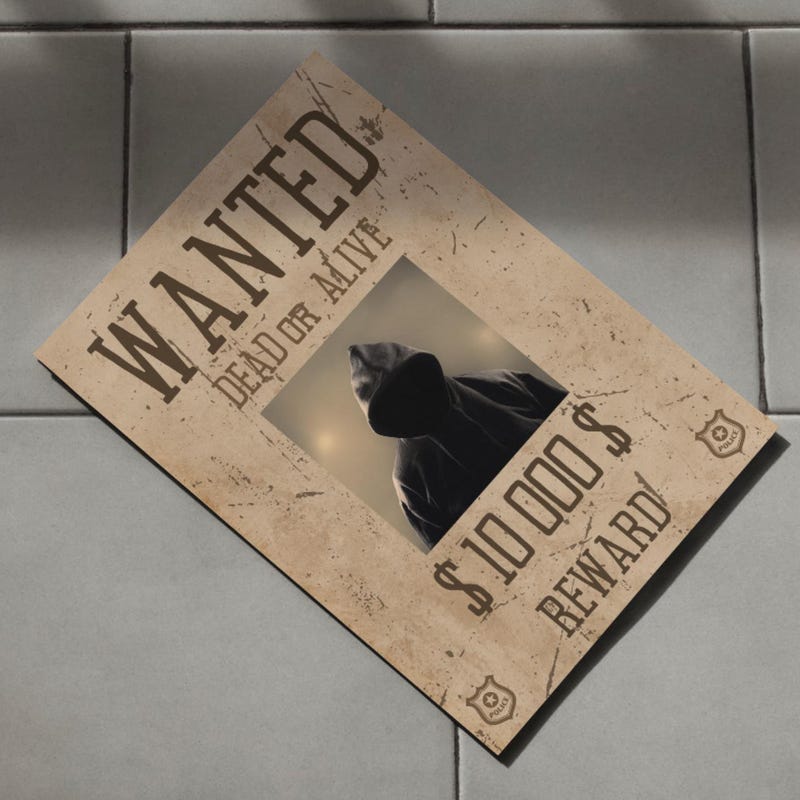 Wanted Poster - Etsy