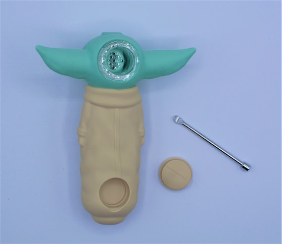 Pipes Pipe Mandalorian Collectible Pink Lady Baby Yoda Grogu Silicone ...