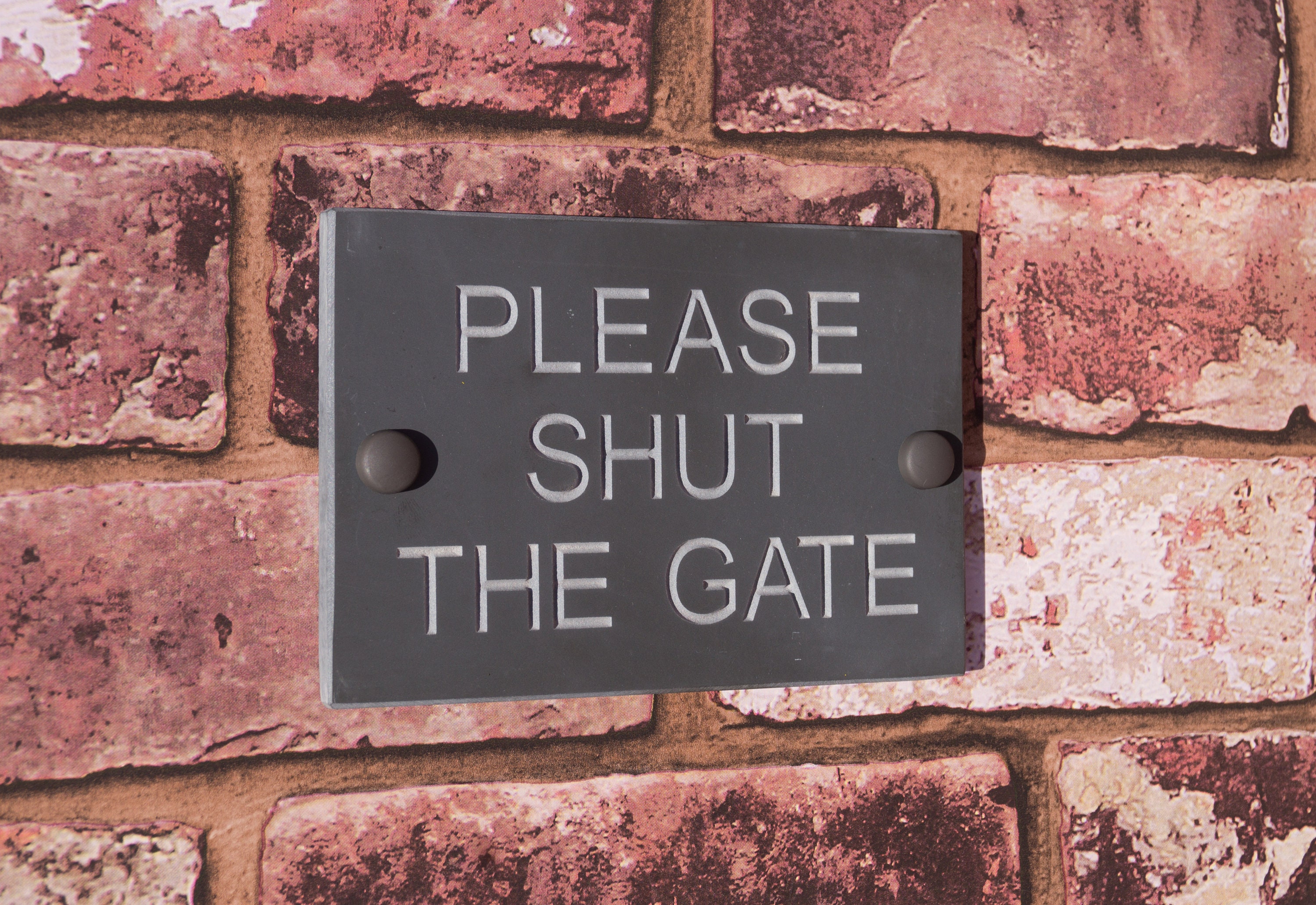 Slate House Sign 10cm X 15cm Handmade Deep Engraved Stone - Etsy