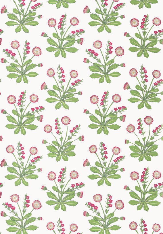 Miniature Wallpaper to Print With Daisy Pattern - Etsy