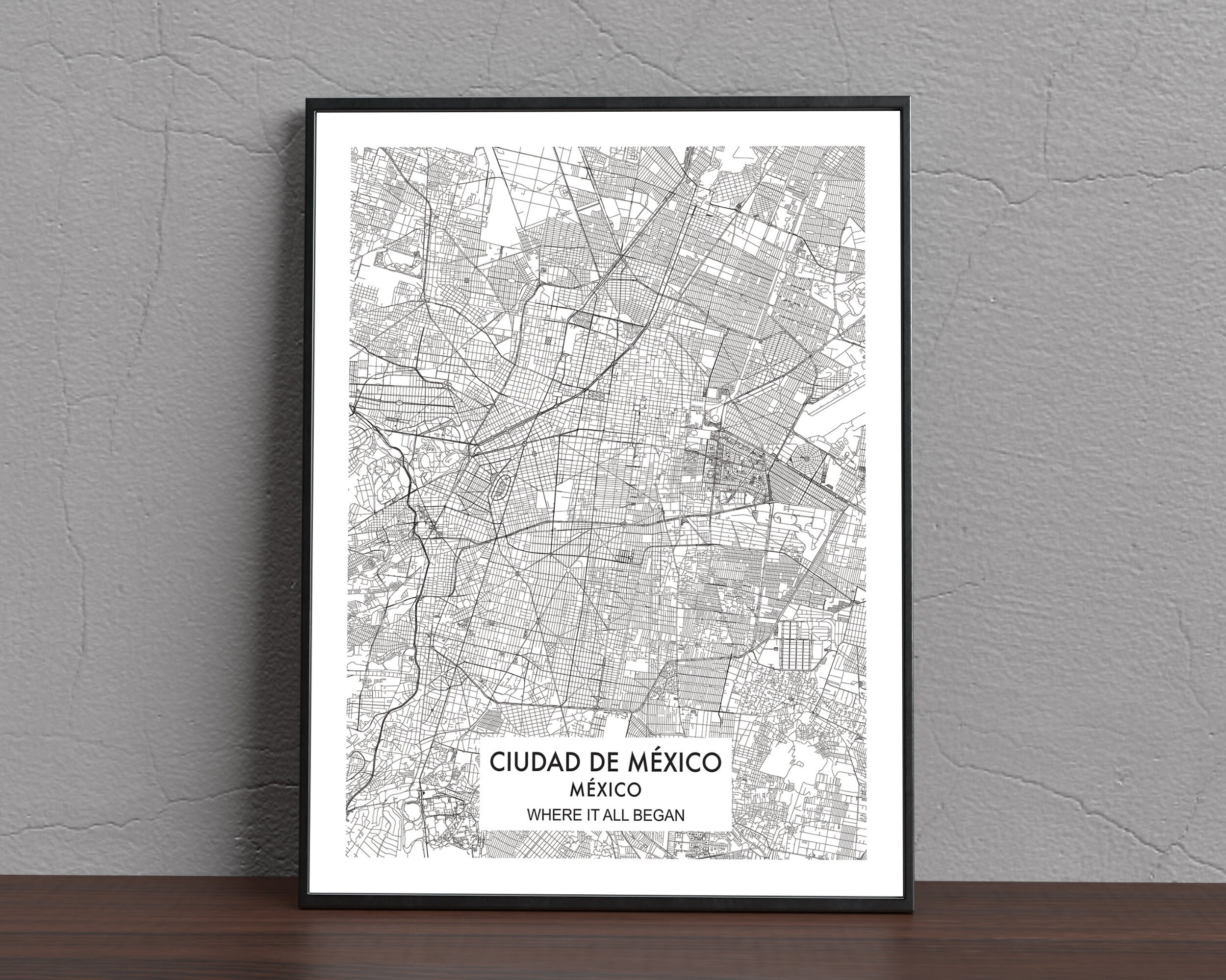 Custom City Map, Any City Map, Custom Map Poster, Personalized Map ...