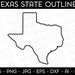 Texas Outline SVG, Texas Vector, Texas Map Clip Art, United States of ...