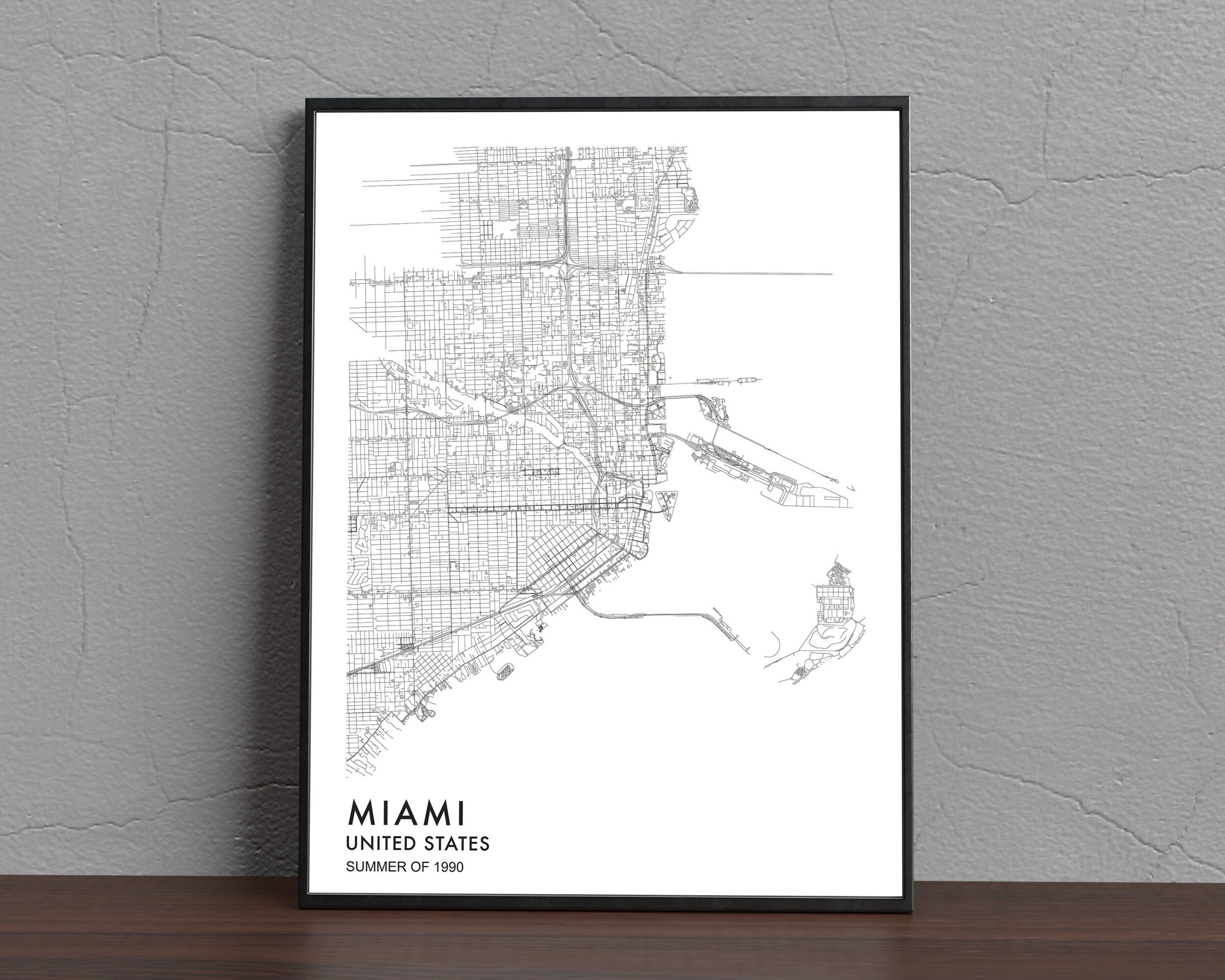 Custom City Map, Any City Map, Custom Map Poster, Personalized Map ...