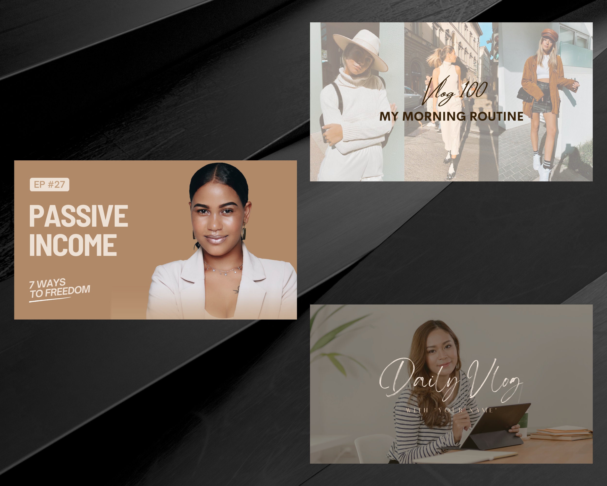 15 Youtube Thumbnail Canva Templates, Minimalist Thumbnail Templates ...