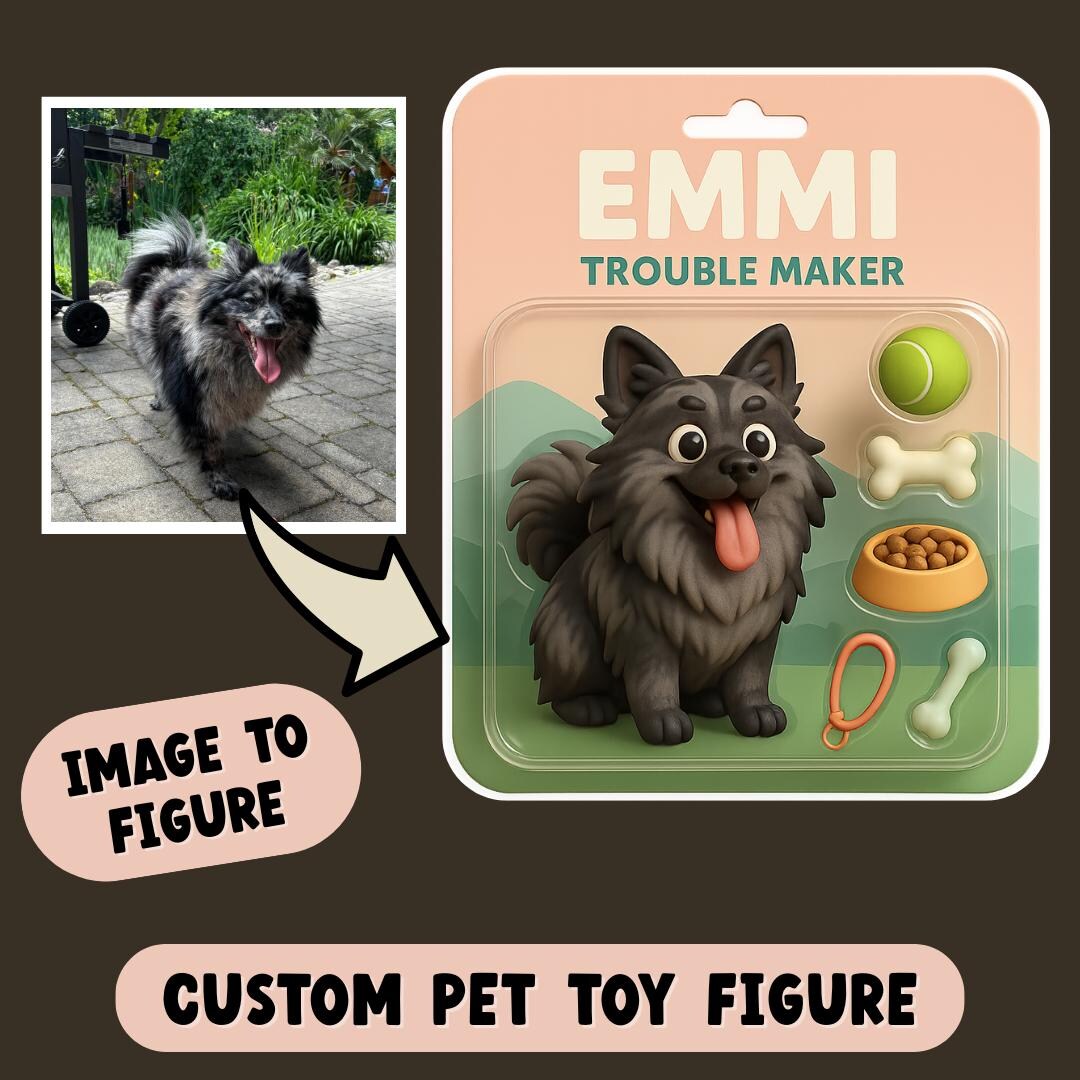 Custom Pet Action Figure, Personalized Dog Figurine, Custom Cat Toy ...