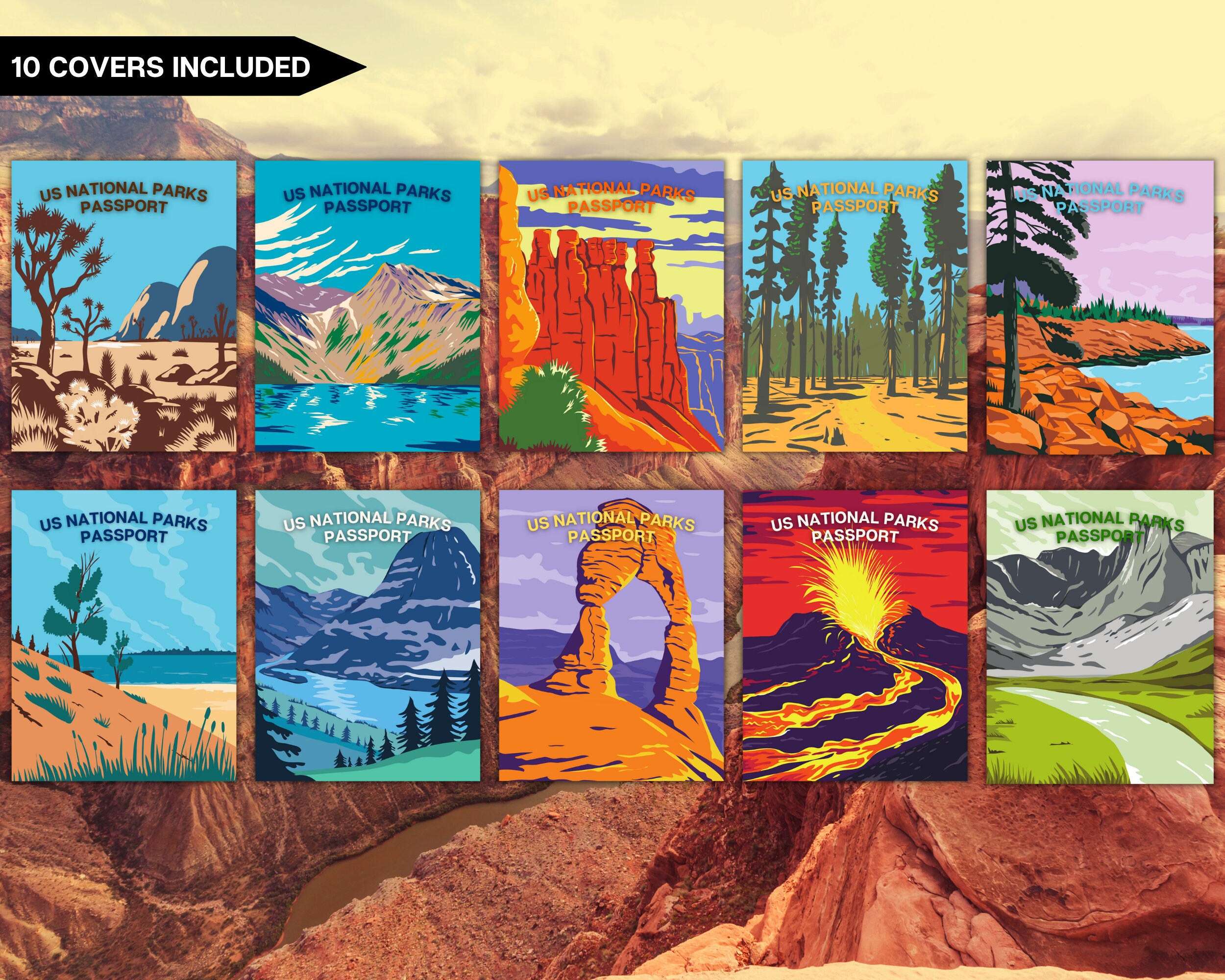 US National Parks Passport, National Parks Journal, National Parks ...