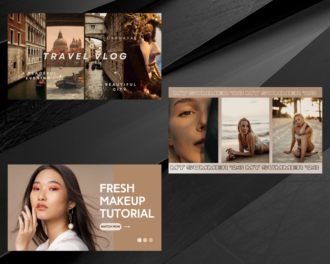 15 Youtube Thumbnail Canva Templates, Minimalist Thumbnail Templates ...