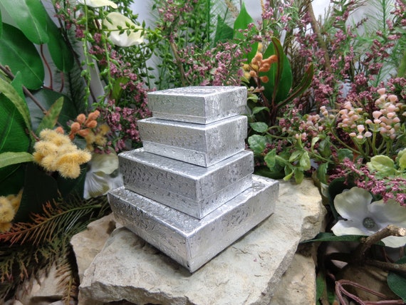 Silver Jewelry Gift Boxes - Etsy