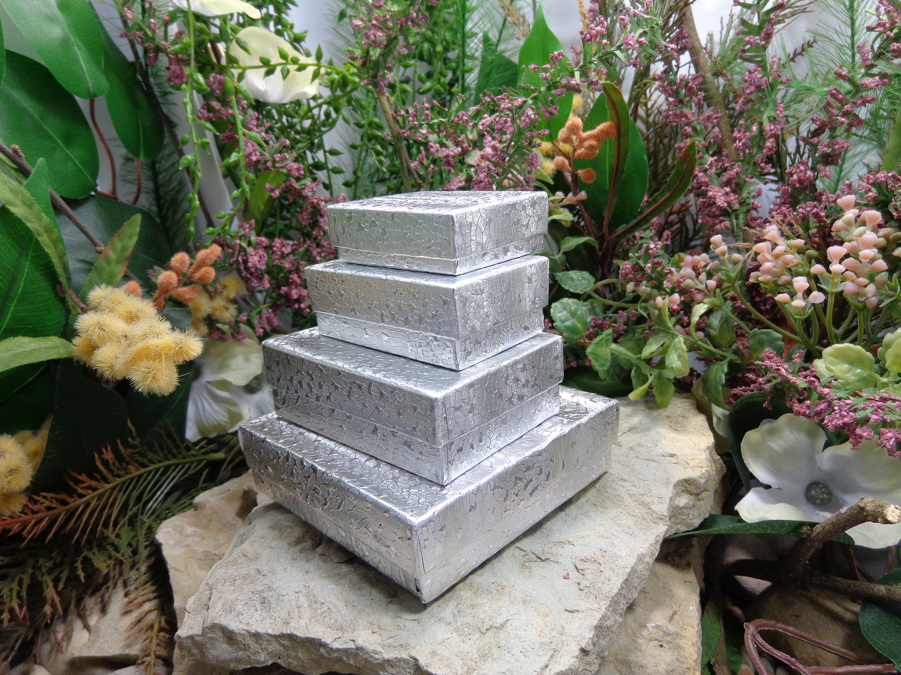 Silver Jewelry Gift Boxes - Etsy