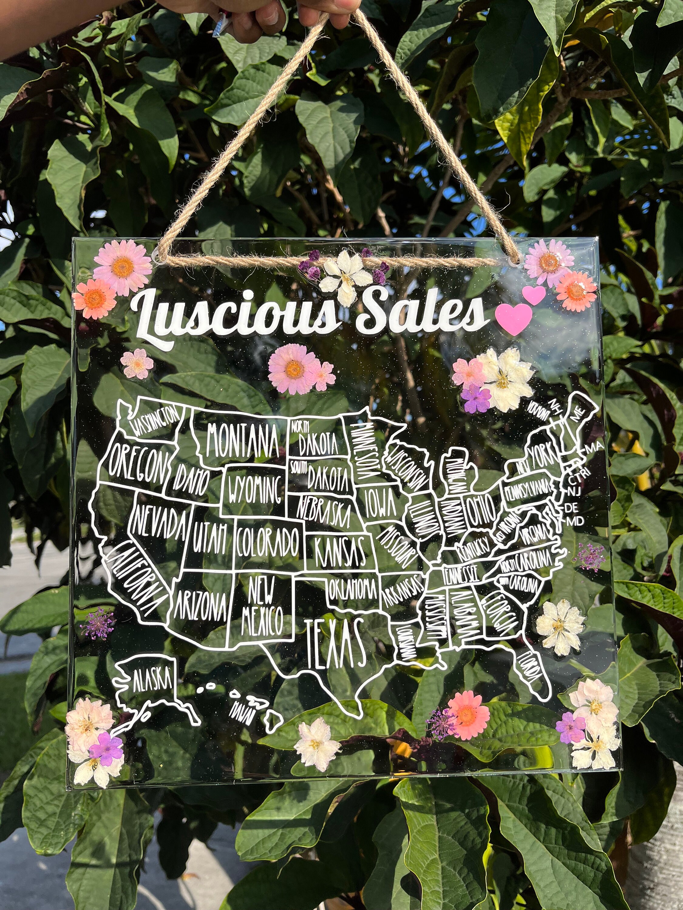 Custom Sales Map Clear Acrylic Board Travel Map Interactive Real ...