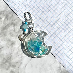 Shaker Keychain | Handmade | Cute Dry Shaker | Beads | Resin | Glitter ...