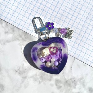 Shaker Keychain | Handmade | Cute Dry Shaker | Beads | Resin | Glitter ...