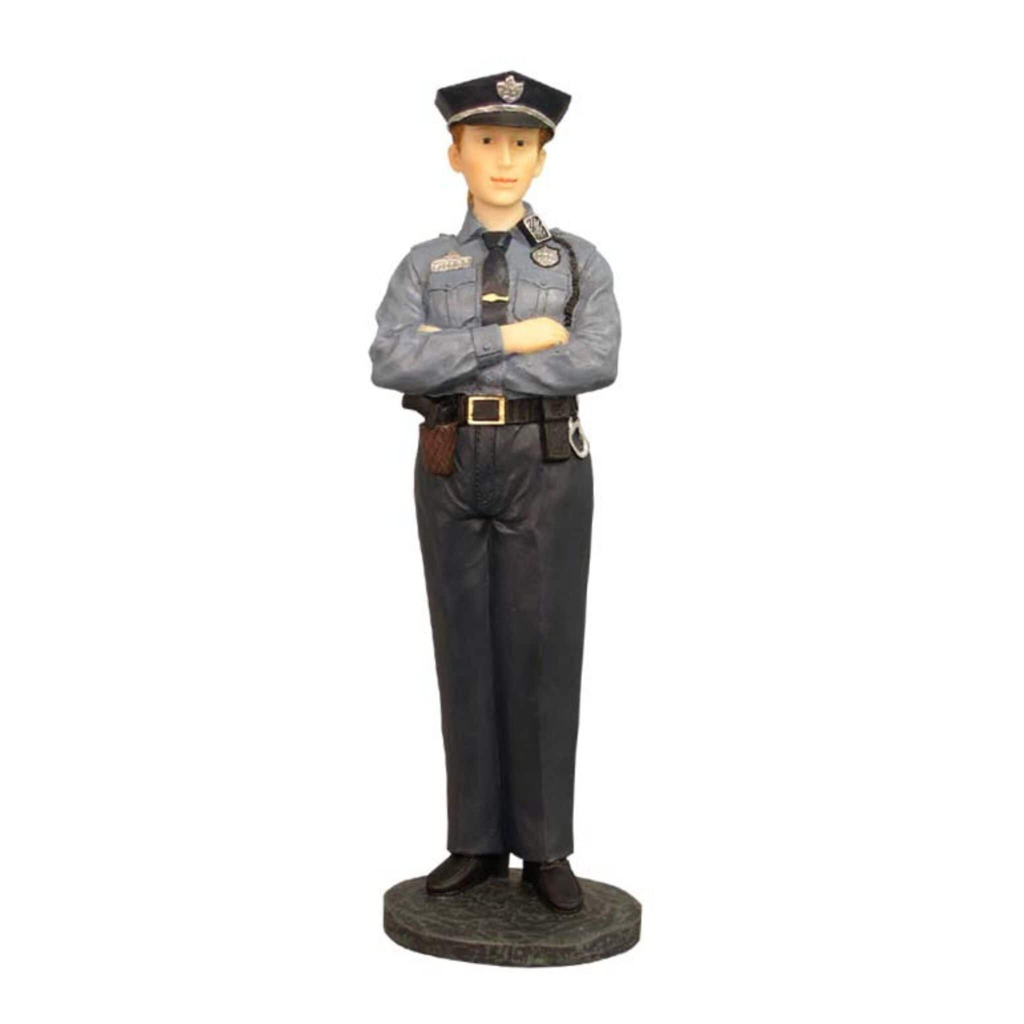 Policewoman Figurine - Etsy