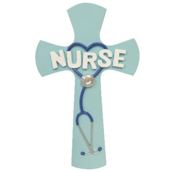 Nurse Stethoscope Cross - Etsy