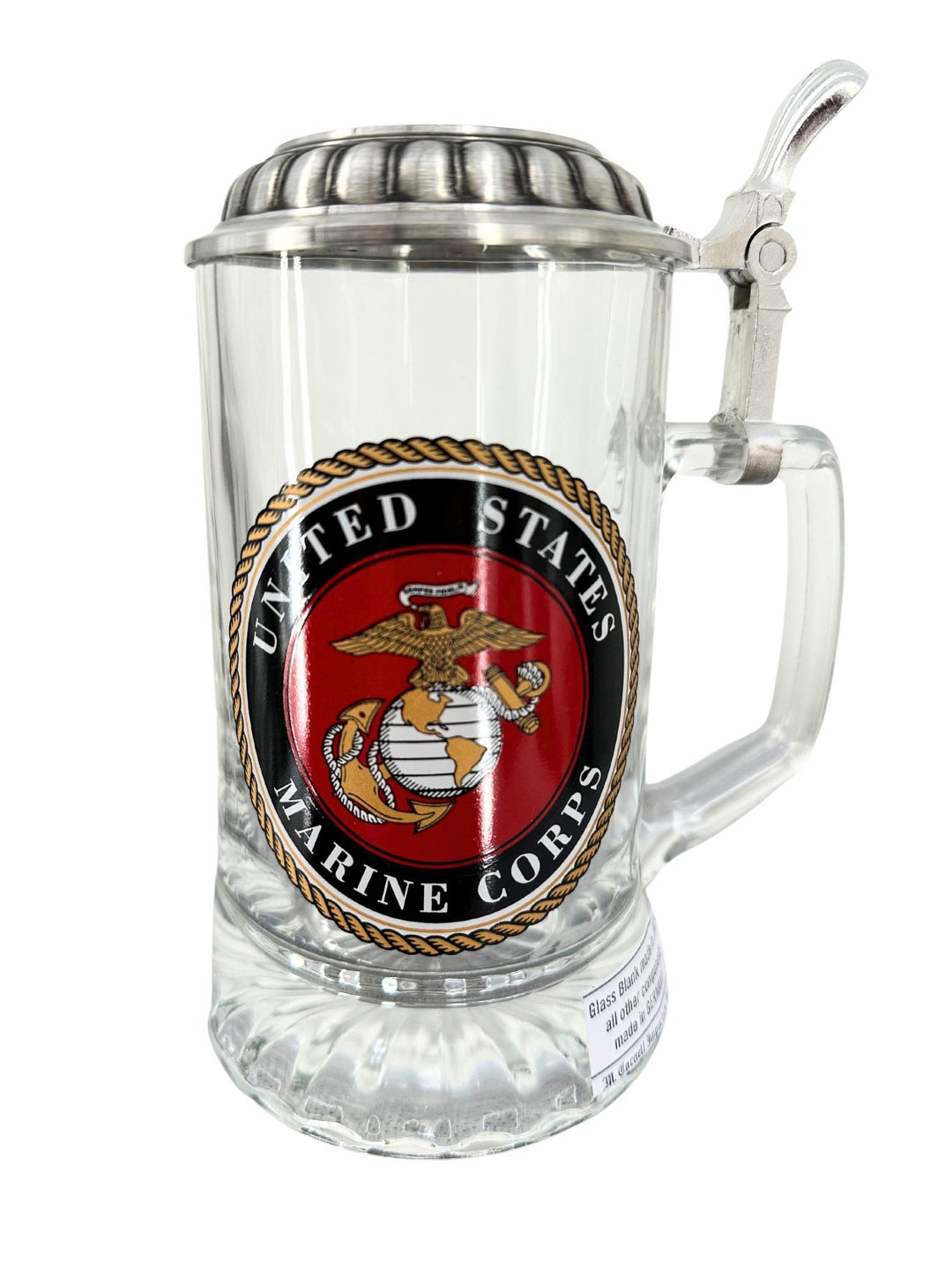 Marine Corps Glass Stein - Etsy
