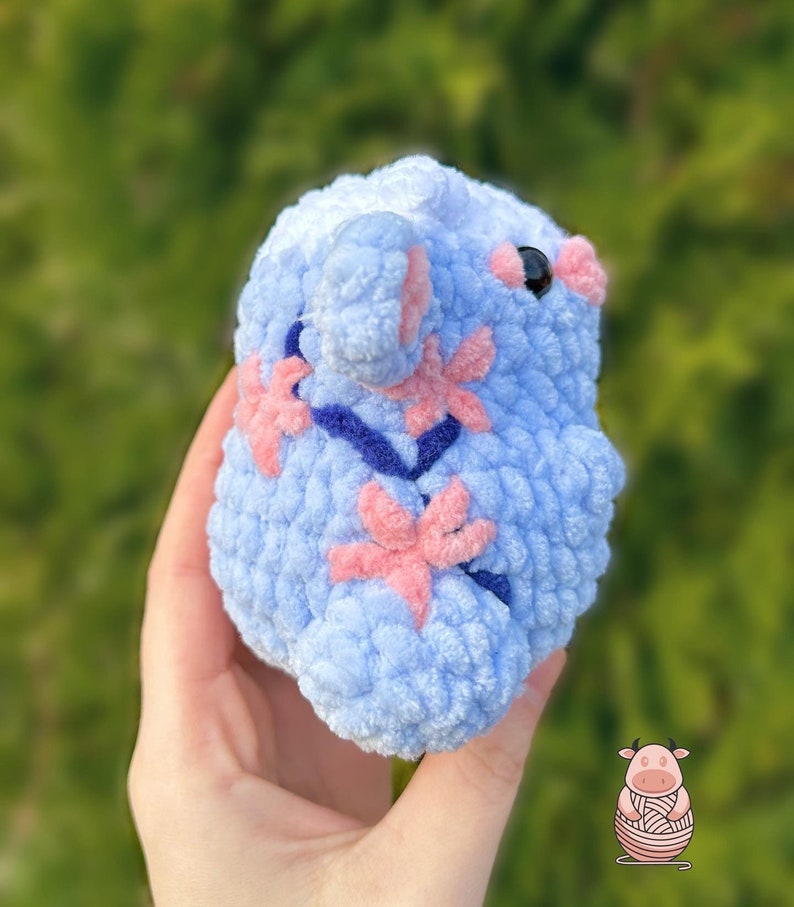Mount Fuji Chunky Cow | Super Soft Crochet Cow Plush - Etsy