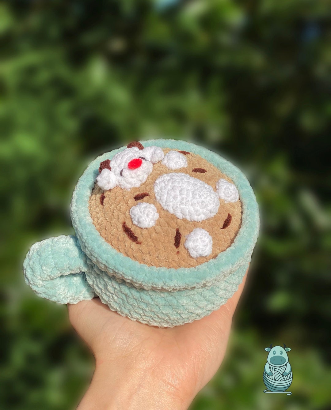 Cute Moo in a Mug Plushie PDF Pattern - Etsy