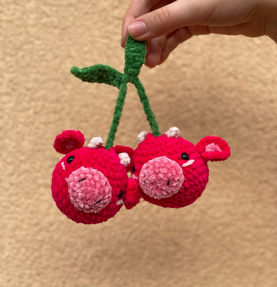 Cute Cherry Cows | Super Soft Crochet Cow Plush - Etsy
