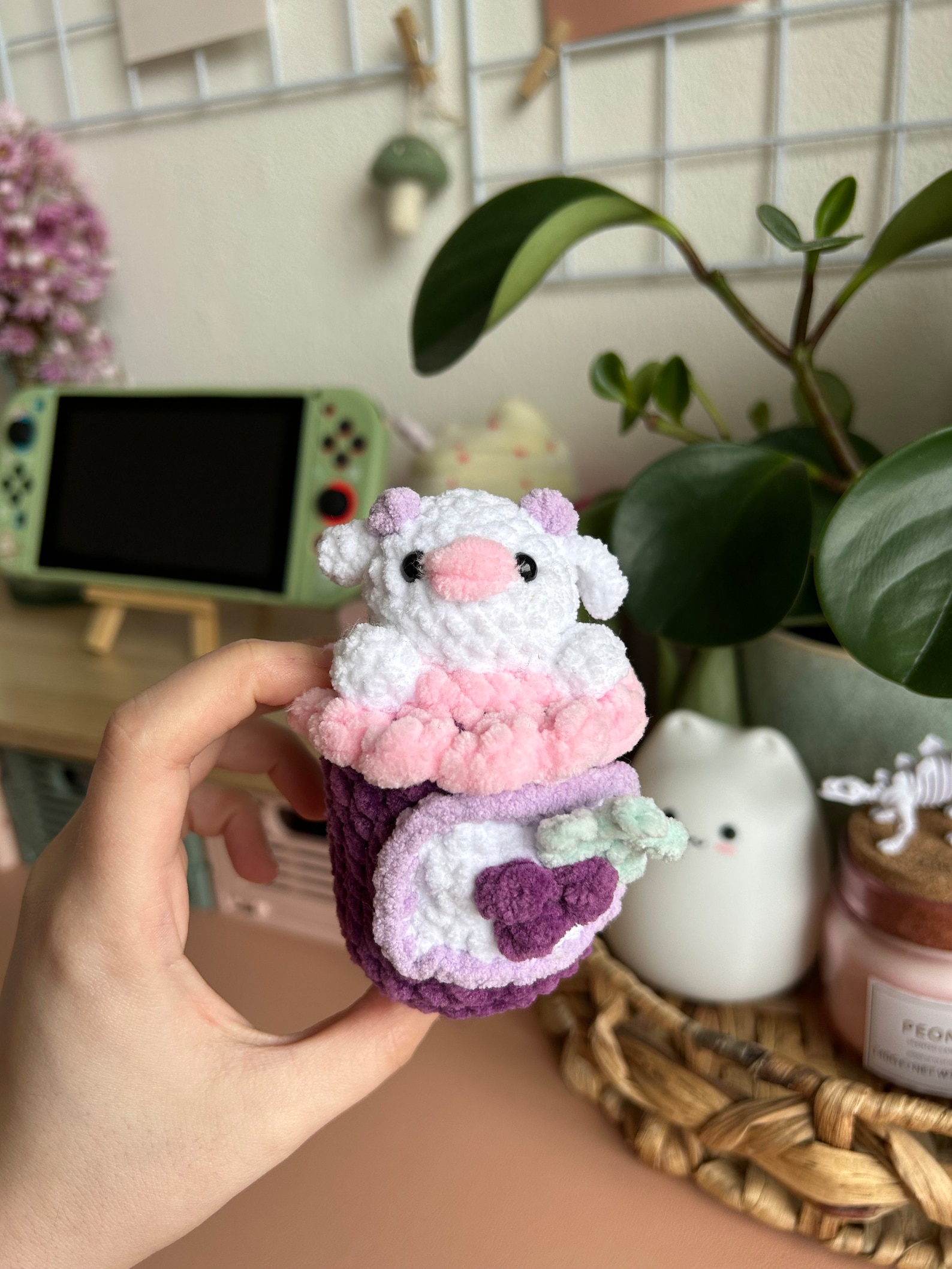 Orange and Grape Cow Jams Super Soft Crochet Cow Plush - Etsy