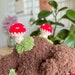 Fluffy Forest Cow With Mushrooms and Moss | Super Soft Crochet Cow ...