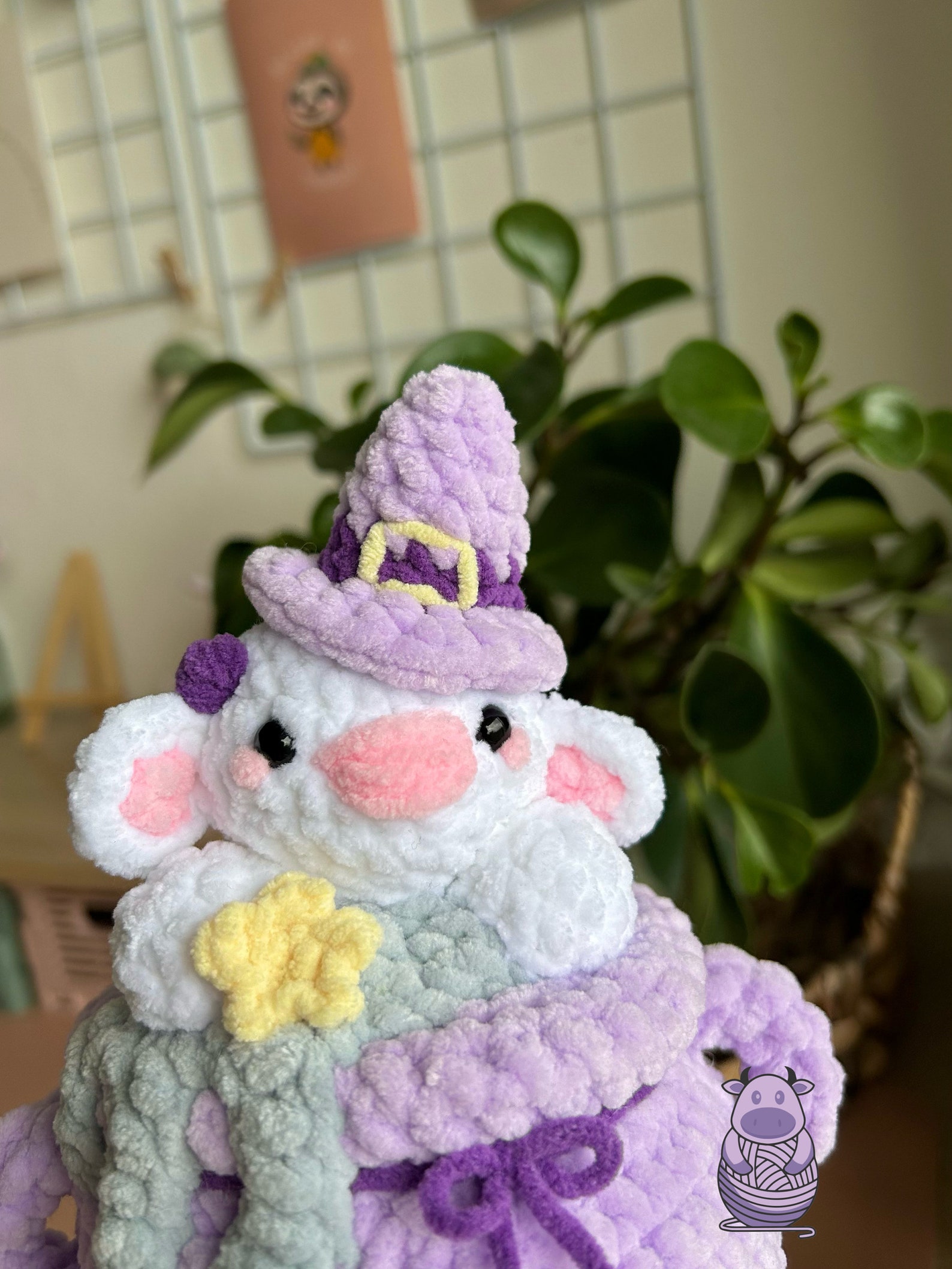 Wizard Cow in Cauldron Plushie PDF Pattern - Etsy