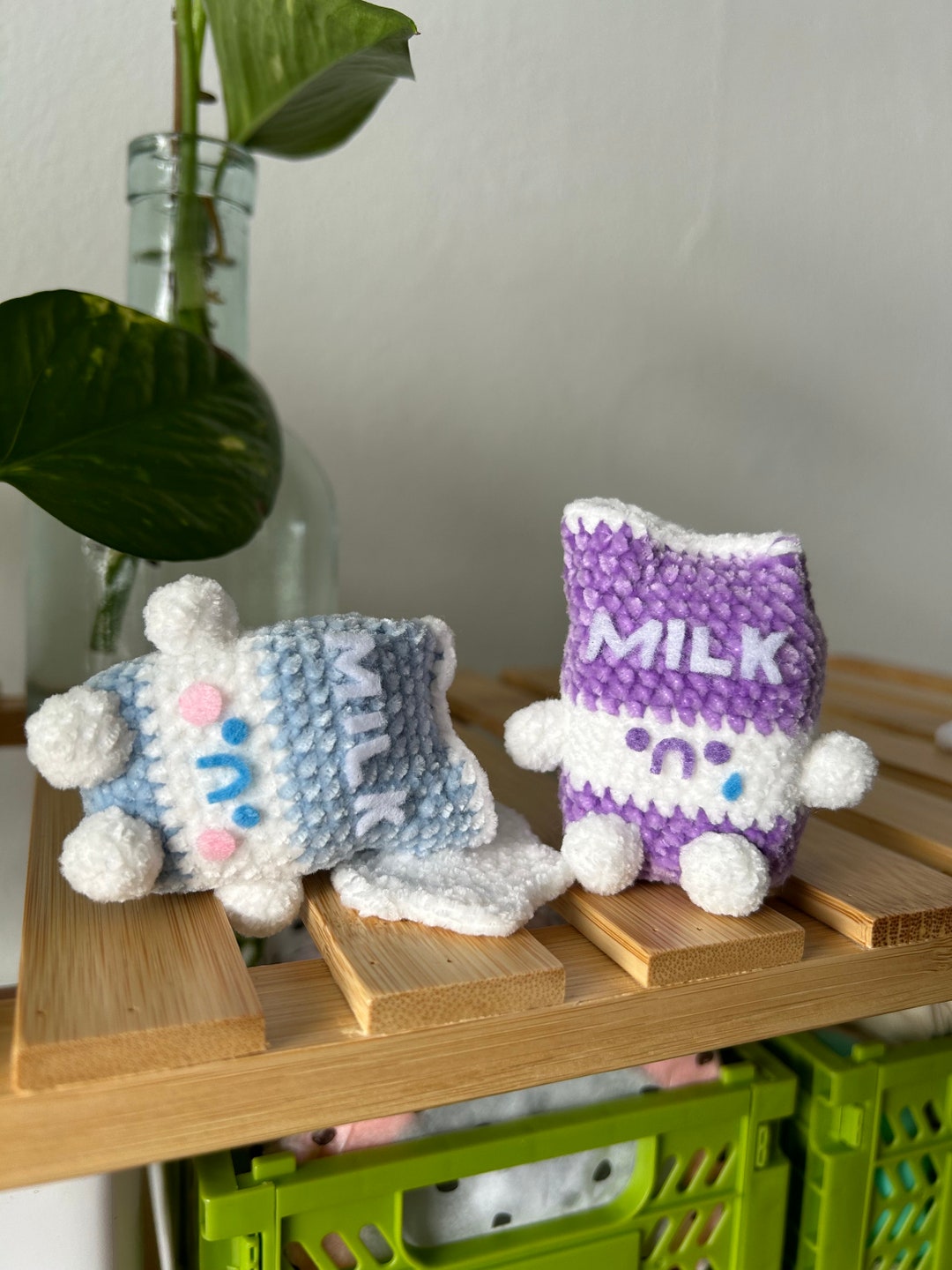 Sad Milk Cartons | Super Soft Crochet Plush - Etsy