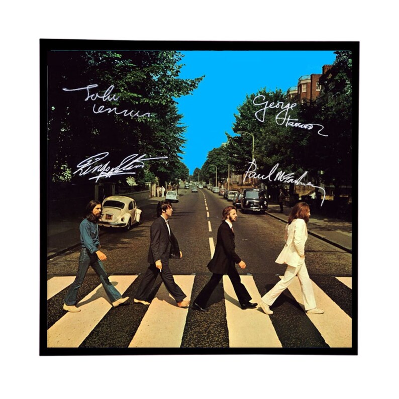 Buy1get1free the BEATLES Autographed Album Cover Reprints / Choose From ...