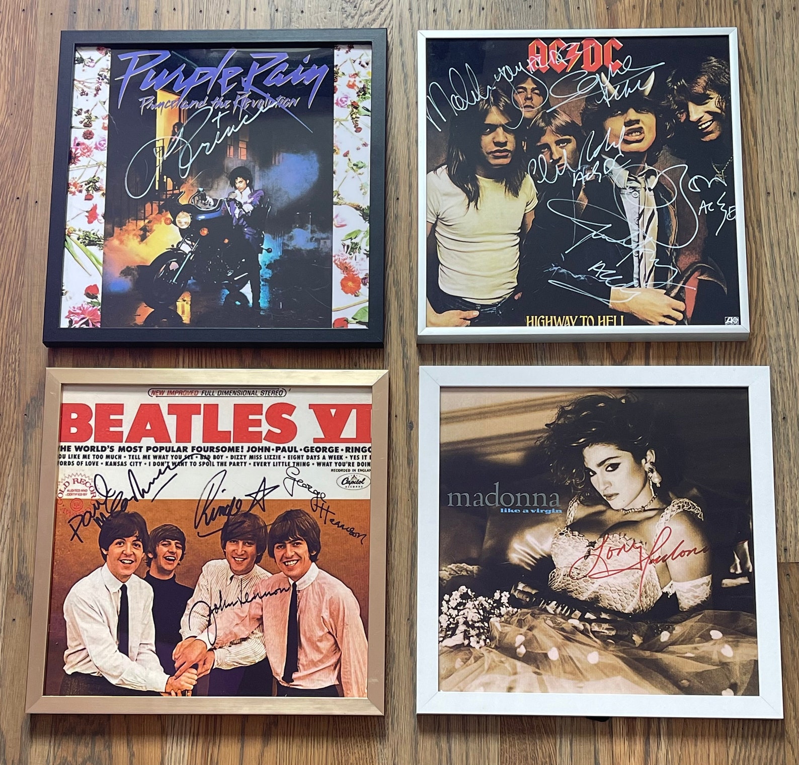 Pink Floyd Autographed Album Cover Reprints / Choose 6 Different Covers ...