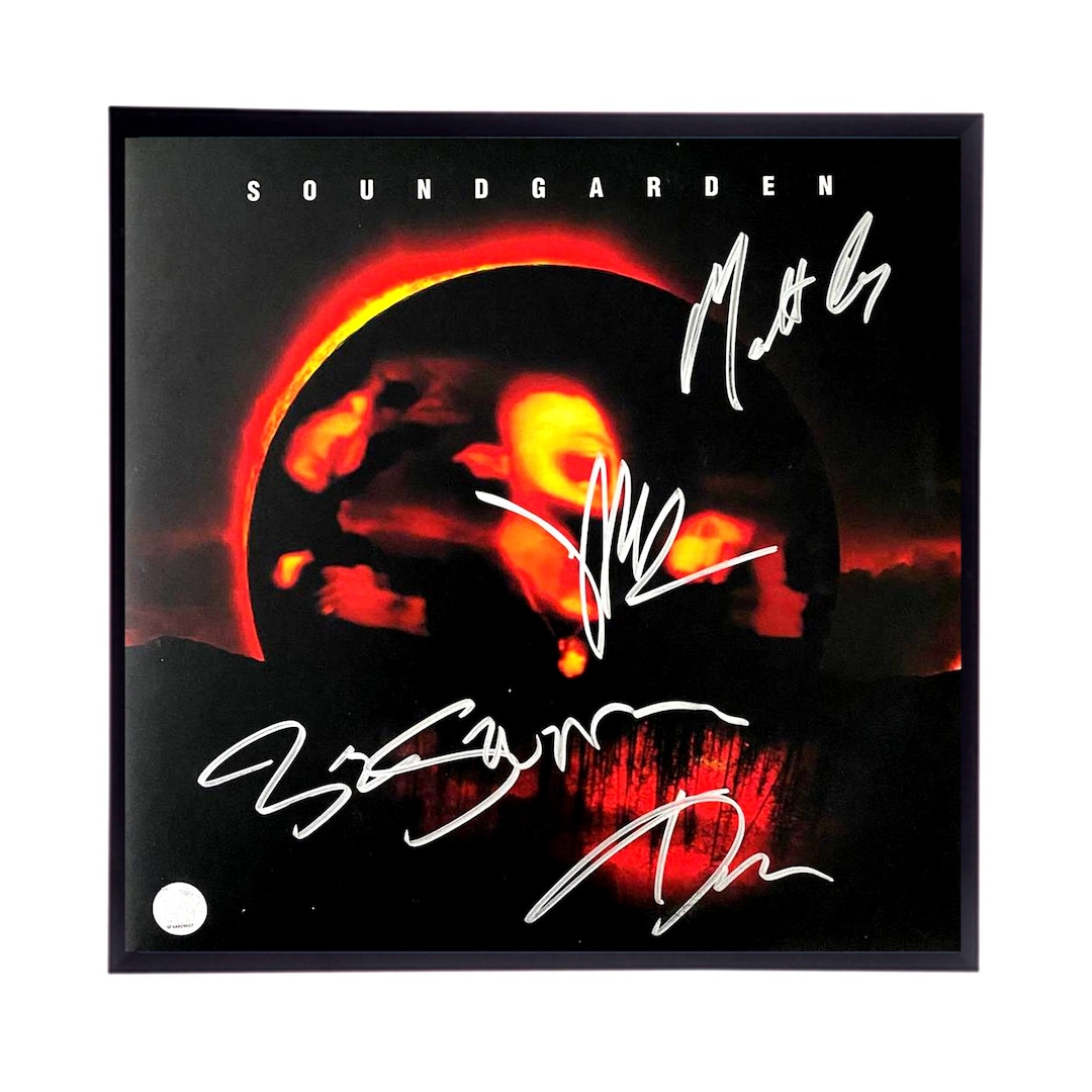 SOUNDGARDEN Autographed Album Cover Replicas and Sheet Music Replicas ...