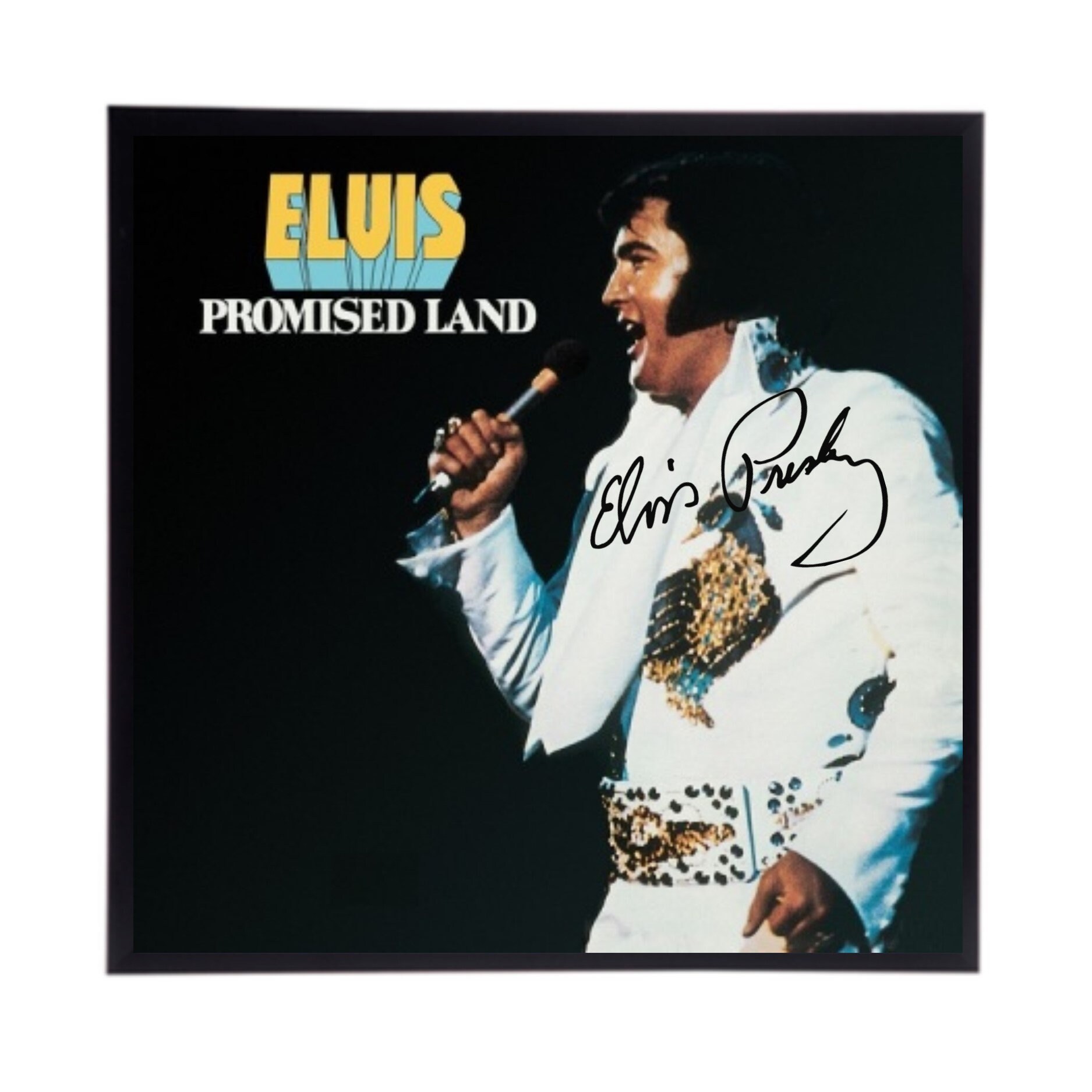 Buy1get1free Elvis Presley Autographed Album Cover Reprint - Etsy