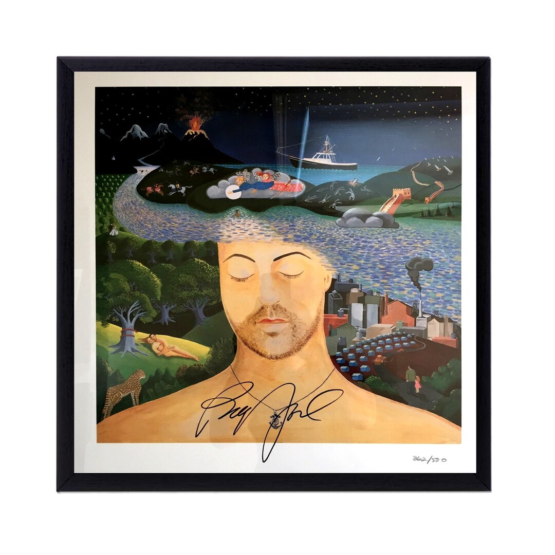 Billy Joel Autographed Album Cover Reprint - Etsy