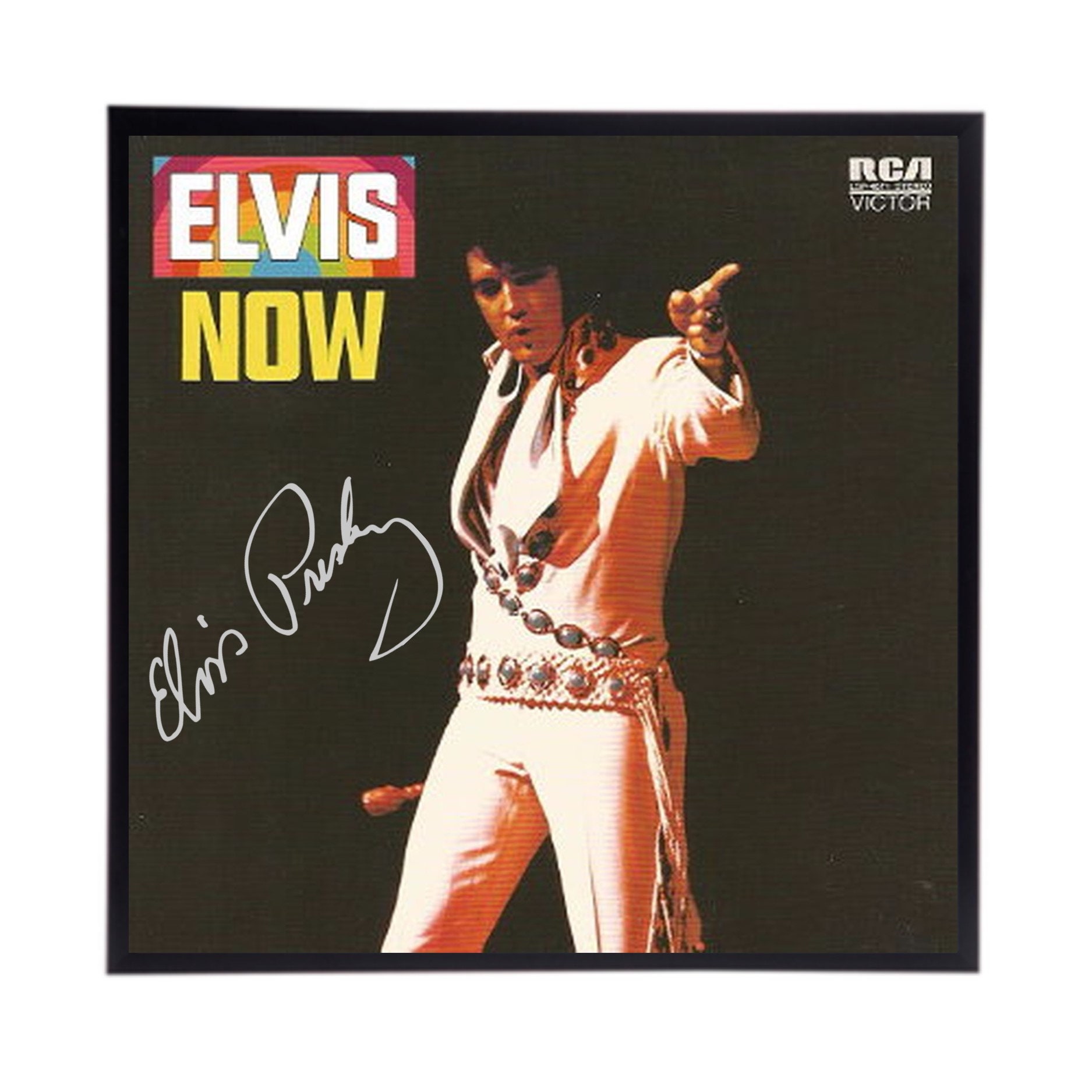 Elvis Presley Autographed Album Cover Reprint - Etsy