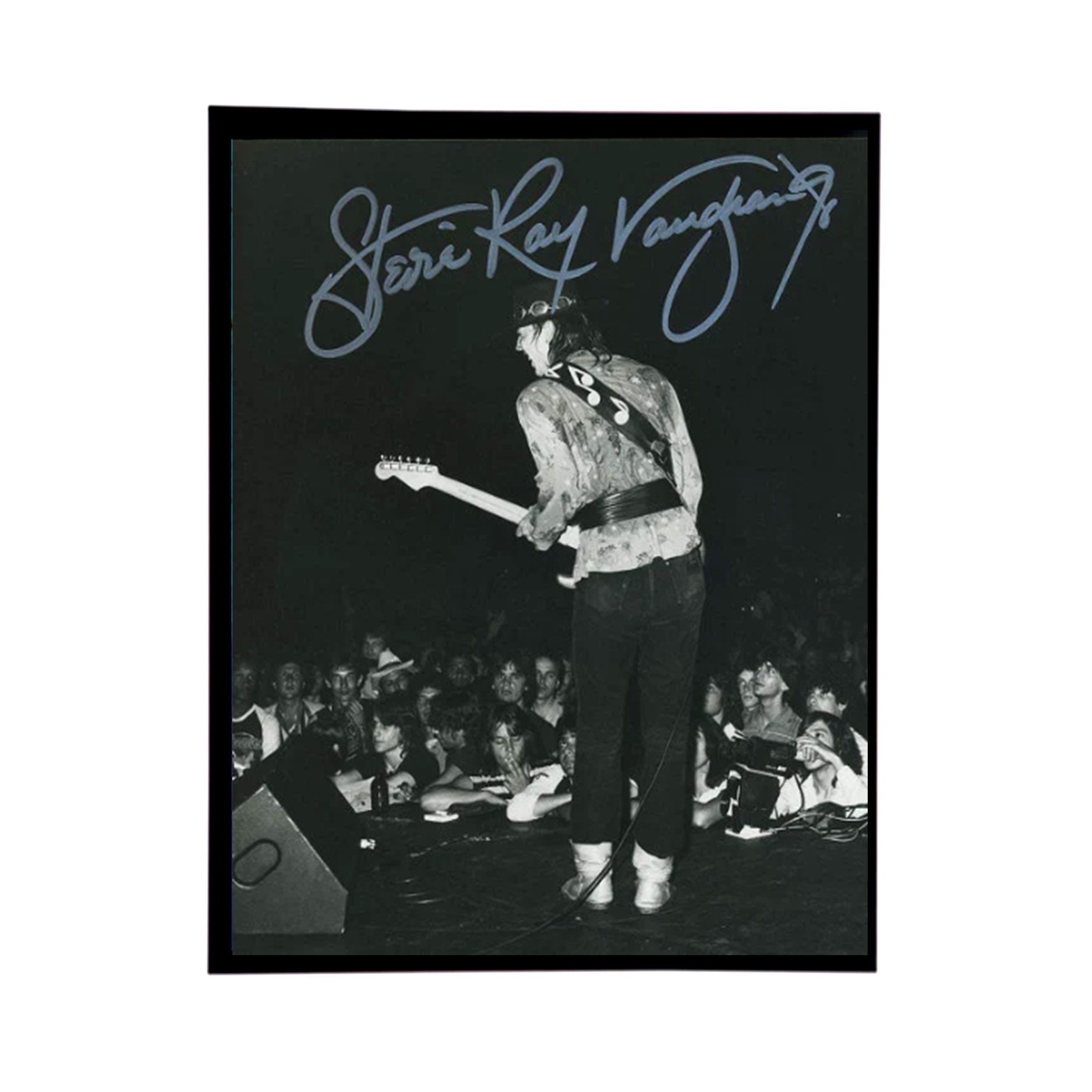 Stevie Ray Vaughan Autographed Photo Reprint - Framed 11" X 14" - Etsy