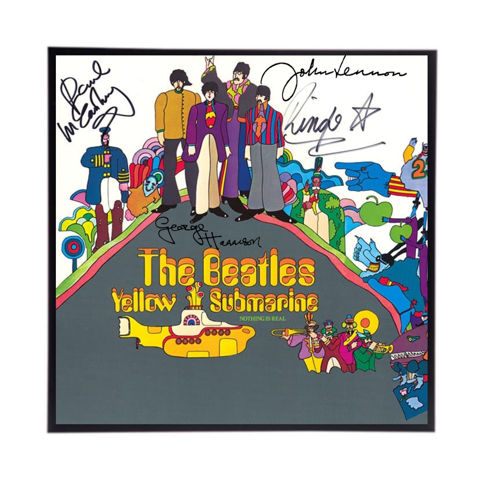 The BEATLES Autographed Album Cover Reprints / Choose From 6 Different ...