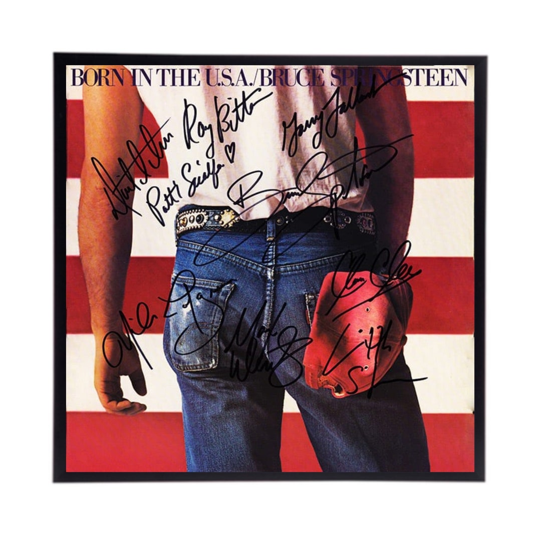 Buy1get1free Bruce Springsteen Autographed Album Cover Reprints ...