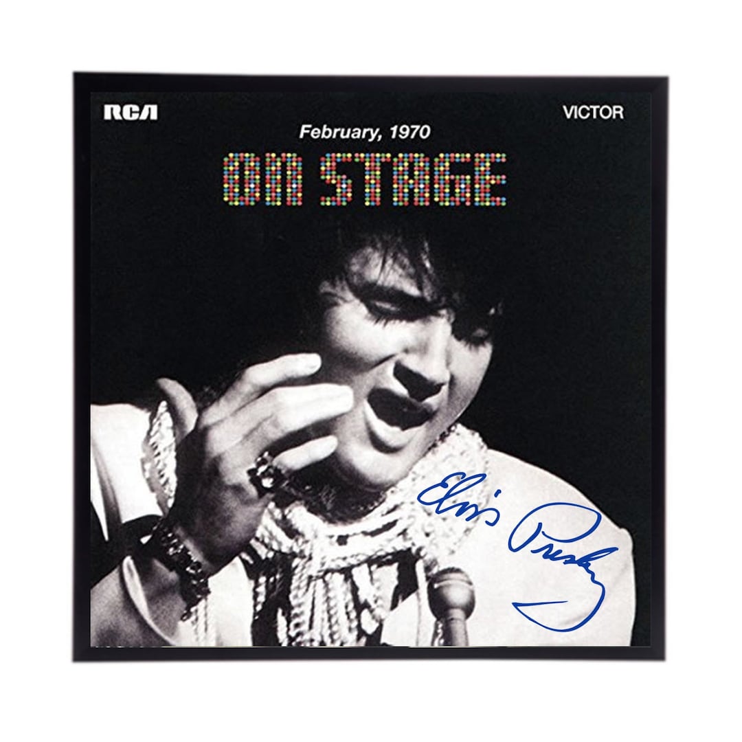 Elvis Presley Autographed Album Cover Reprint - Etsy