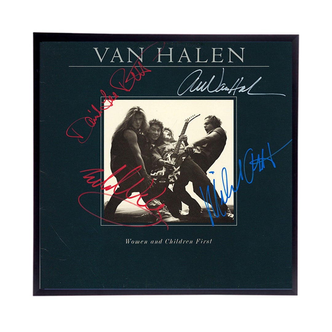 Van Halen Autographed Album Cover Reprints - Etsy