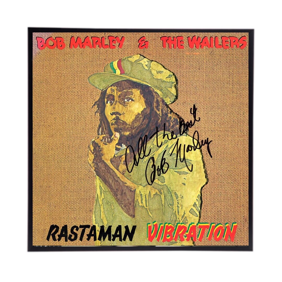 Bob Marley Autographed Album Cover Replicas / Reggae / Exodus - Etsy