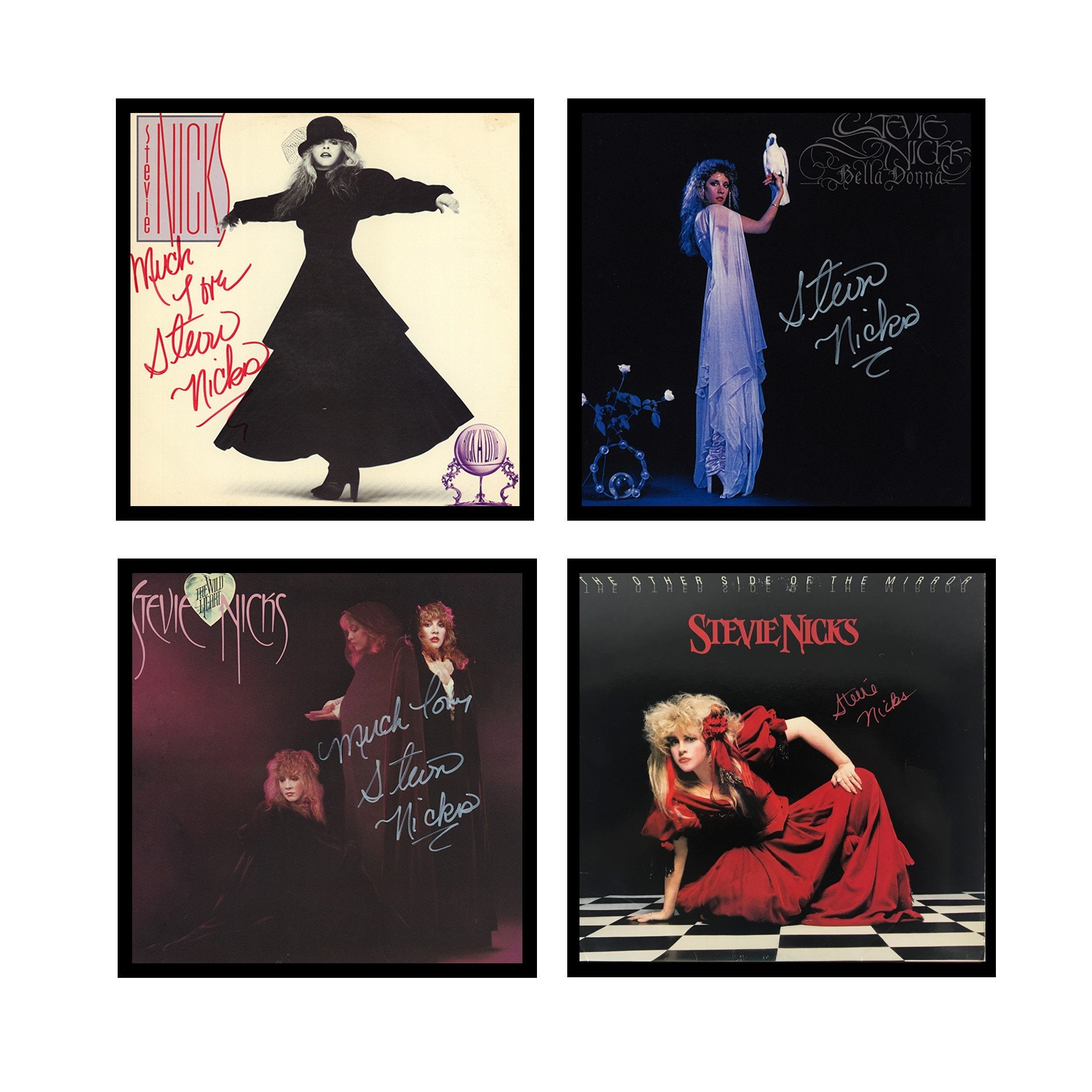 Stevie Nicks Autographed Album Cover Replicas / Purchase the Listing ...