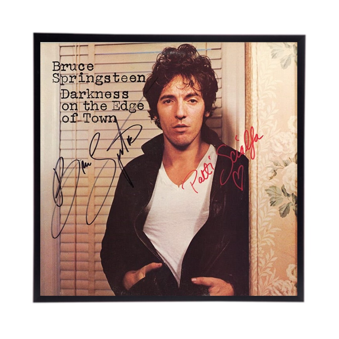 Buy1get1free Bruce Springsteen Autographed Album Cover Reprints - Etsy